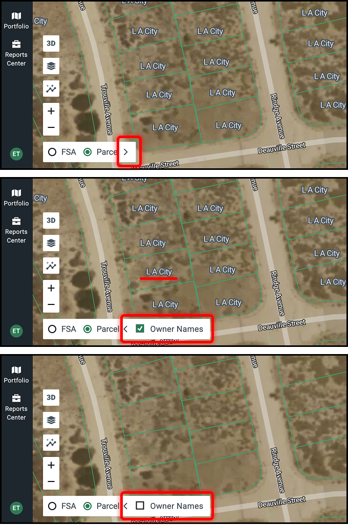 Hide/Show Owner Names