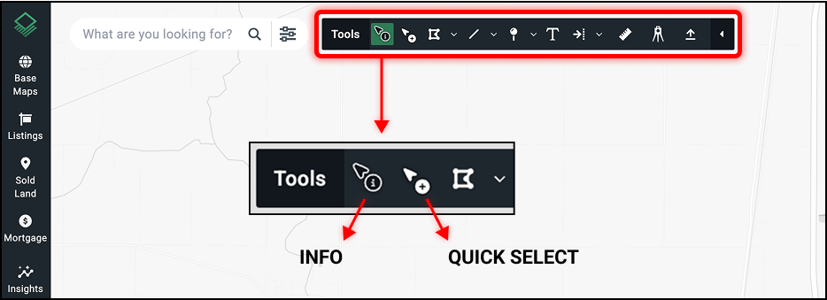 Make a Selection in Acres