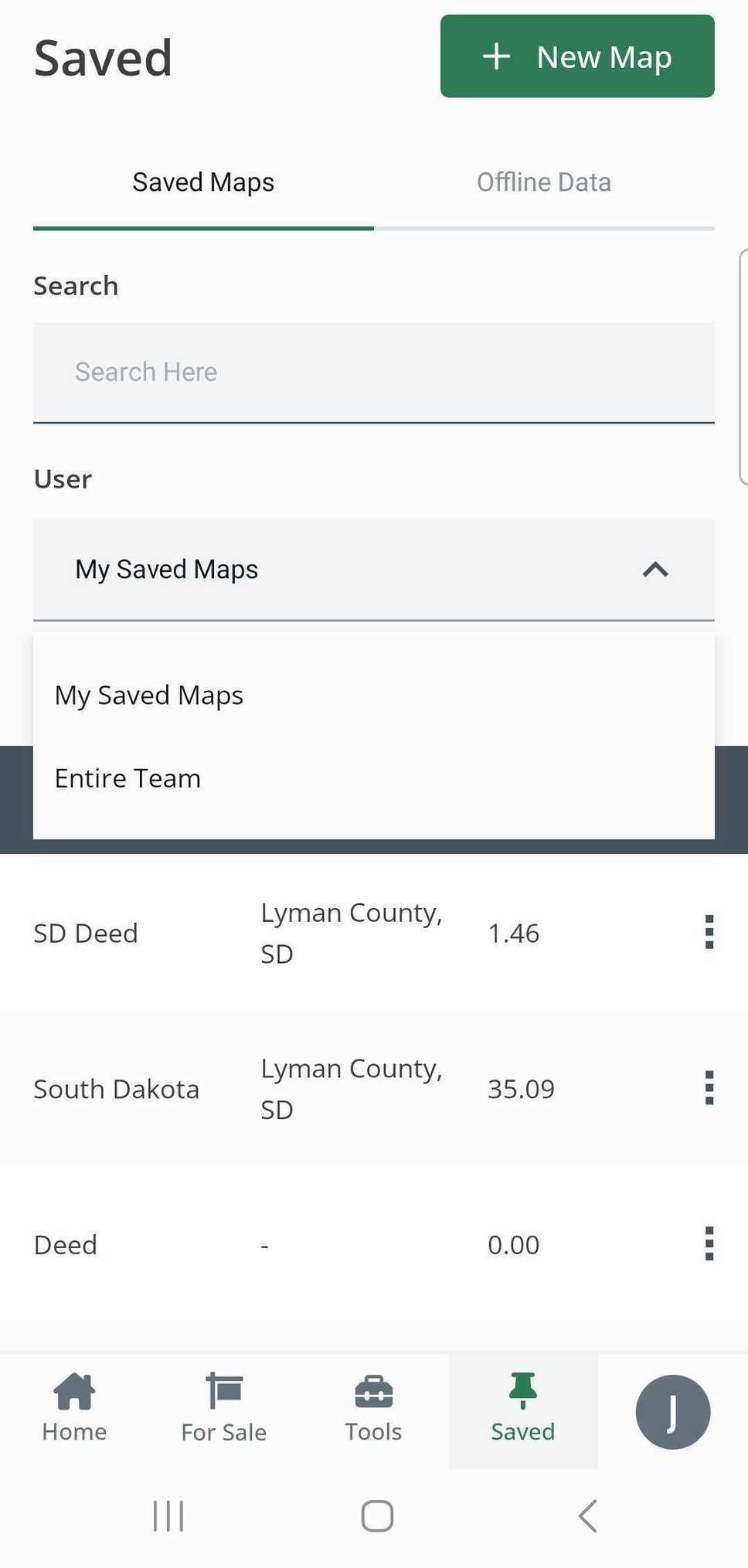 View Team Maps in Portfolio